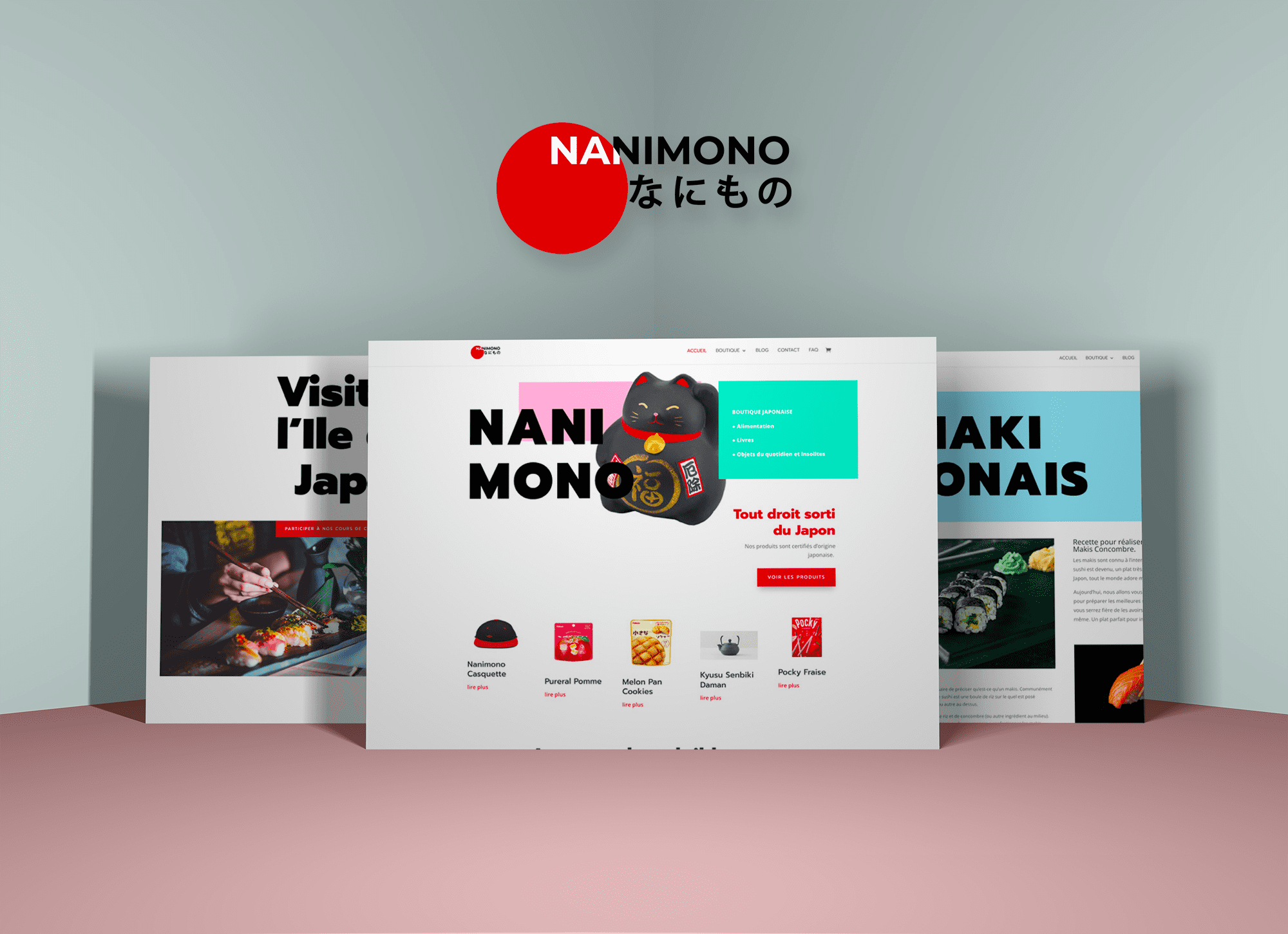 NANIMONO - E-commerce HEIG-VD - Benaiah - Artiste Digital